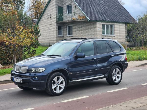 Blue BMW X5 2005 in Vilnius, with an engine capacity of 3.00 L and mileage of 38 thousand km for 4300 €, photo 4 on AUTOMOTO.COM.LV