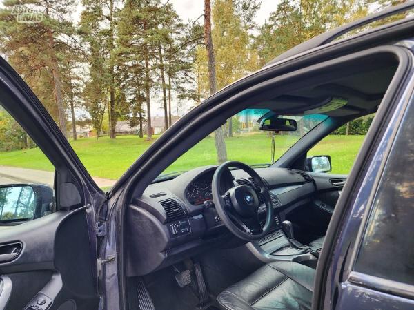 Blue BMW X5 2005 in Vilnius, with an engine capacity of 3.00 L and mileage of 38 thousand km for 4300 €, photo 11 on AUTOMOTO.COM.LV
