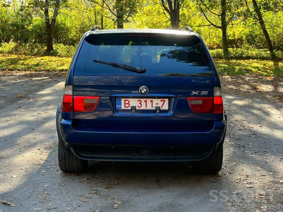 Синий БМВ Х5 2005 в Рига, объемом двигателя 3.00 л и пробегом 0 тыс. км за 4399 €, фото 5 на AUTOMOTO.COM.LV
