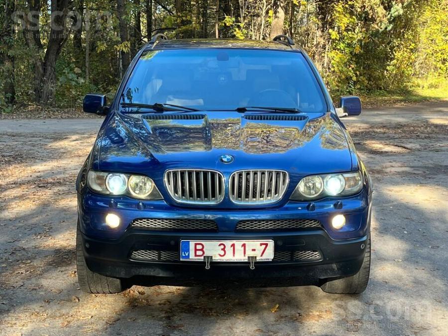 Синий БМВ Х5 2005 в Рига, объемом двигателя 3.00 л и пробегом 0 тыс. км за 4399 €, фото 9 на AUTOMOTO.COM.LV