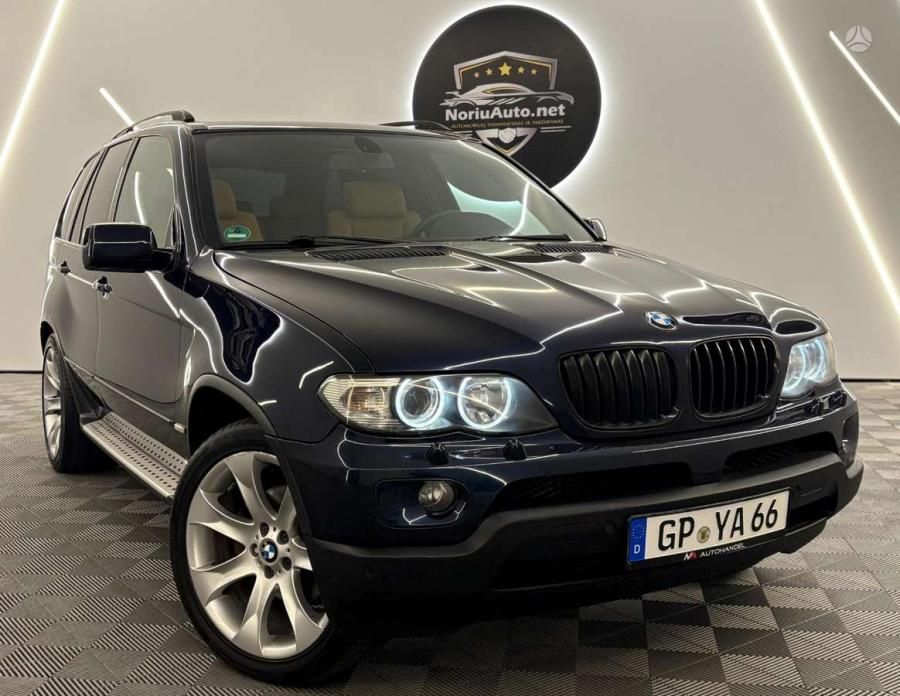 Zils BMW X5 2006 Marijampole, ar dzinēja tilpumu 2.99 L un nobraukumu 230 tūkst. km par 7650 €, foto 1 vietnē AUTOMOTO.COM.LV