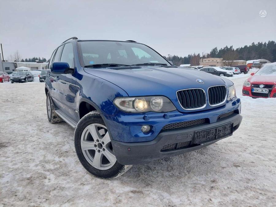 Blue BMW X5 2006 in Utena, with an engine capacity of 2.99 L and mileage of 288 thousand km for 4999 €, photo 2 on AUTOMOTO.COM.LV