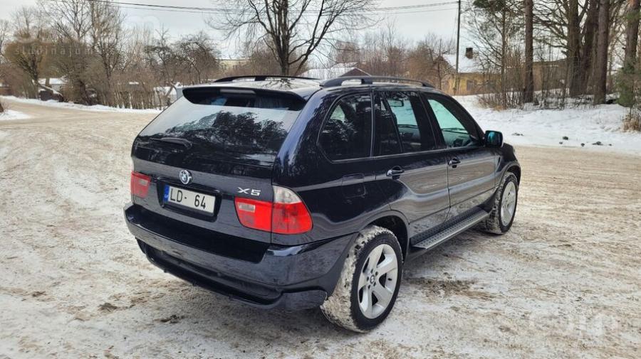 Blue BMW X5 2006 in Riga, with an engine capacity of 3.00 L and mileage of 178 thousand km for 8600 €, photo 7 on AUTOMOTO.COM.LV
