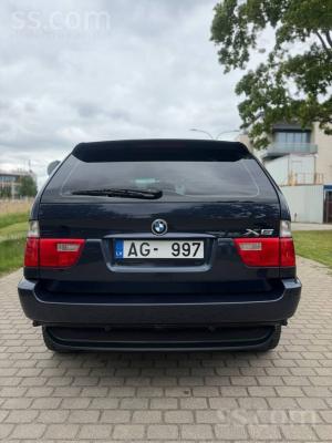 Blue BMW X5 2006 in Riga, with an engine capacity of 3.00 L and mileage of 206 thousand km for 6300 €, photo 3 on AUTOMOTO.COM.LV