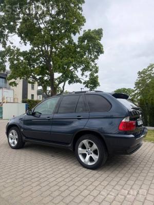 Blue BMW X5 2006 in Riga, with an engine capacity of 3.00 L and mileage of 206 thousand km for 6300 €, photo 6 on AUTOMOTO.COM.LV