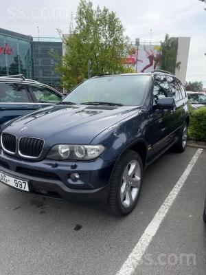 Blue BMW X5 2006 in Riga, with an engine capacity of 3.00 L and mileage of 206 thousand km for 6300 €, photo 8 on AUTOMOTO.COM.LV
