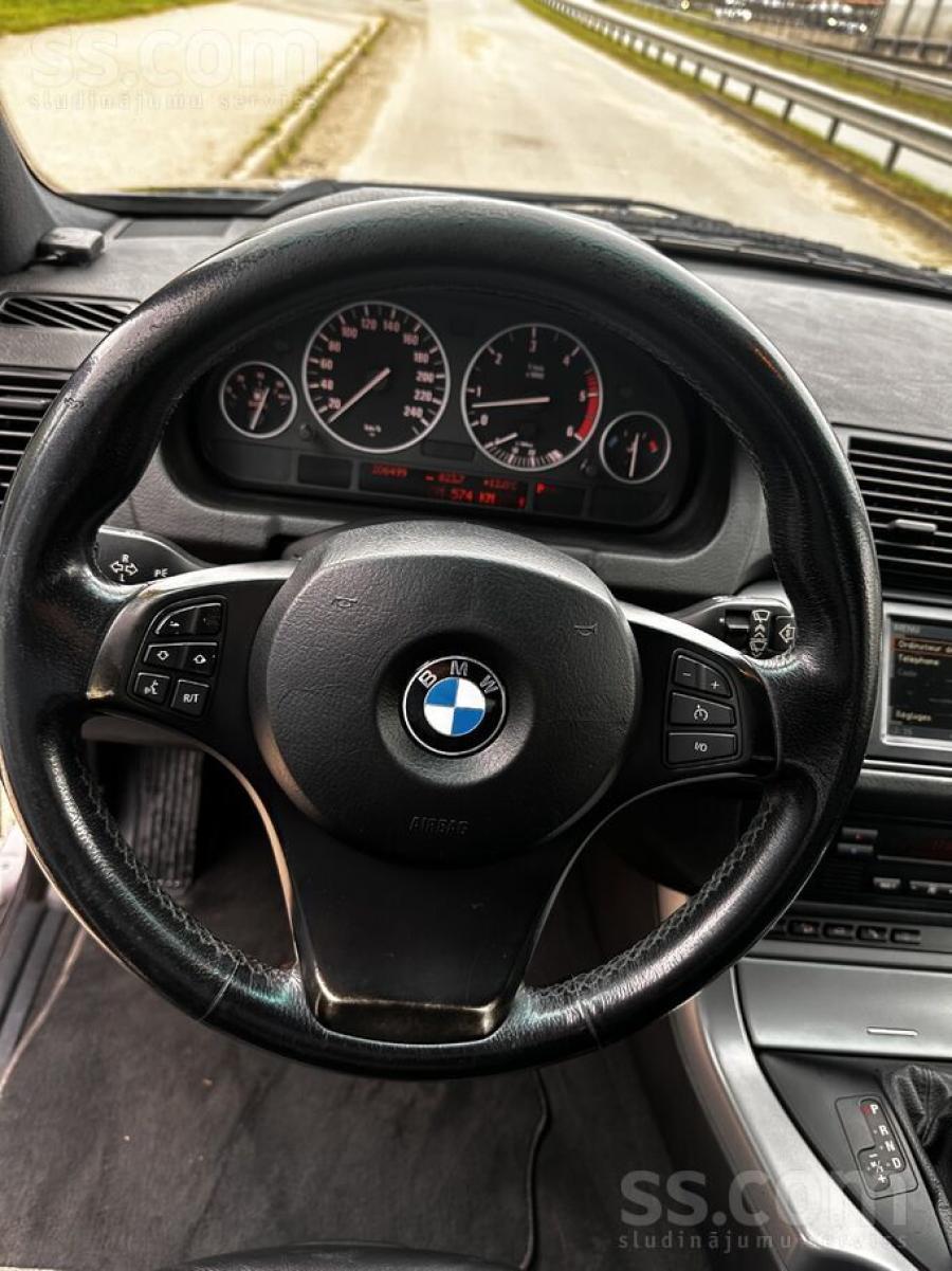 Blue BMW X5 2006 in Riga, with an engine capacity of 3.00 L and mileage of 206 thousand km for 6300 €, photo 9 on AUTOMOTO.COM.LV