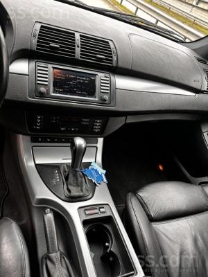Blue BMW X5 2006 in Riga, with an engine capacity of 3.00 L and mileage of 206 thousand km for 6300 €, photo 10 on AUTOMOTO.COM.LV