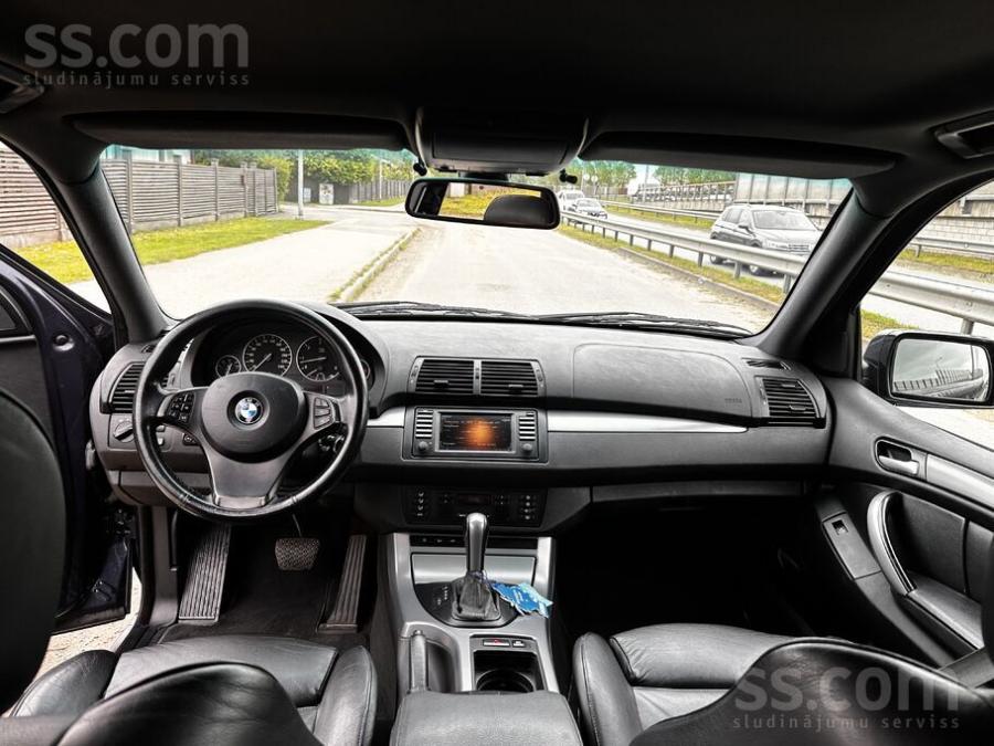 Blue BMW X5 2006 in Riga, with an engine capacity of 3.00 L and mileage of 206 thousand km for 6300 €, photo 11 on AUTOMOTO.COM.LV
