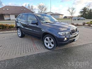 Blue BMW X5 2006 in Bauska, with an engine capacity of 3.00 L and mileage of 285 thousand km for 5699 €, photo  on AUTOMOTO.COM.LV