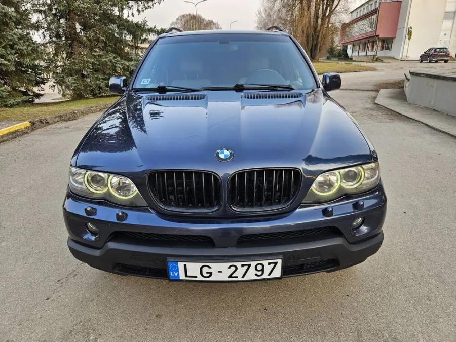 Синий БМВ Х5 2006 в Екабпилс, объемом двигателя 3.00 л и пробегом 259 тыс. км за 5490 €, фото 3 на AUTOMOTO.COM.LV