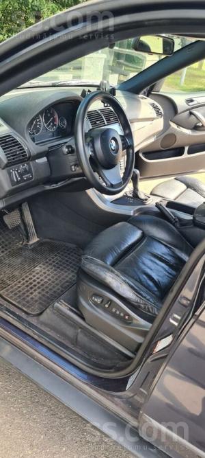 Blue BMW X5 2006 in Riga, with an engine capacity of 3.00 L and mileage of 340 thousand km for 3990 €, photo 5 on AUTOMOTO.COM.LV