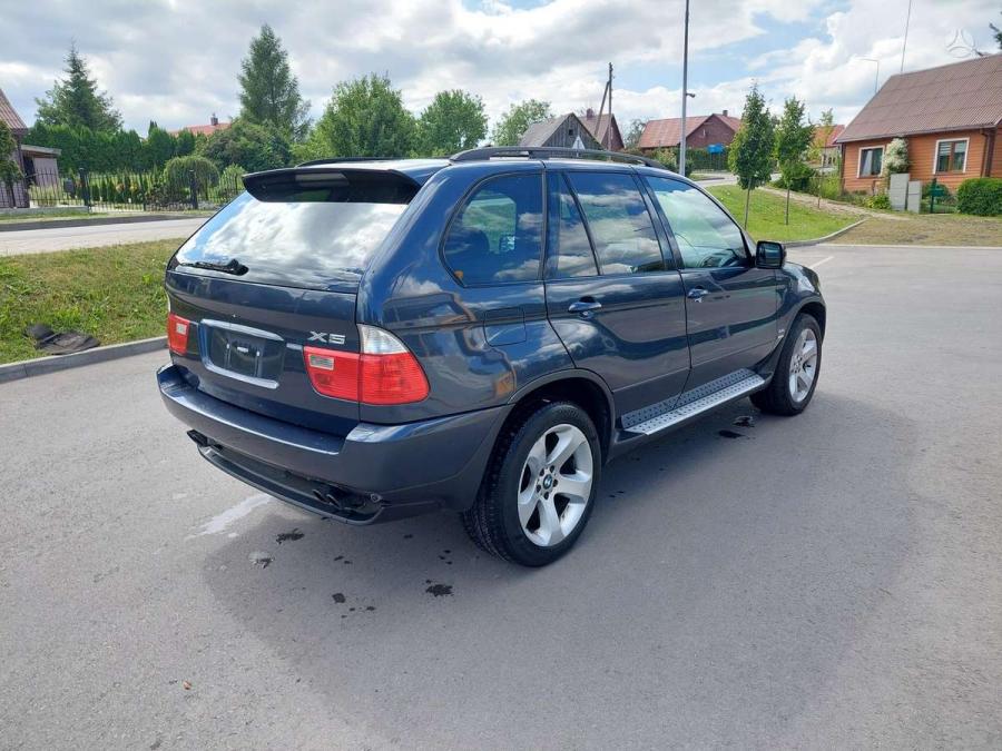 Синий БМВ Х5 2006 в Арёгала, объемом двигателя 4.40 л и пробегом 185 тыс. км за 3950 €, фото 4 на AUTOMOTO.COM.LV