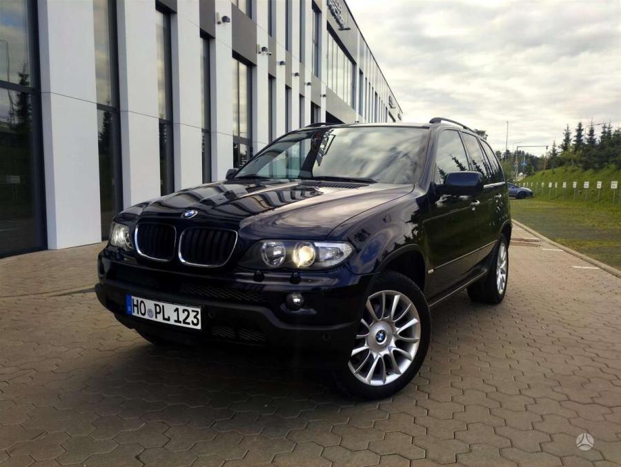 Blue BMW X5 2006 in Vilnius, with an engine capacity of 2.99 L and mileage of 343 thousand km for 5900 €, photo 3 on AUTOMOTO.COM.LV