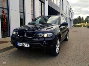Blue BMW X5 2006 in Vilnius, with an engine capacity of 2.99 L and mileage of 343 thousand km for 5900 €, photo 4 on AUTOMOTO.COM.LV
