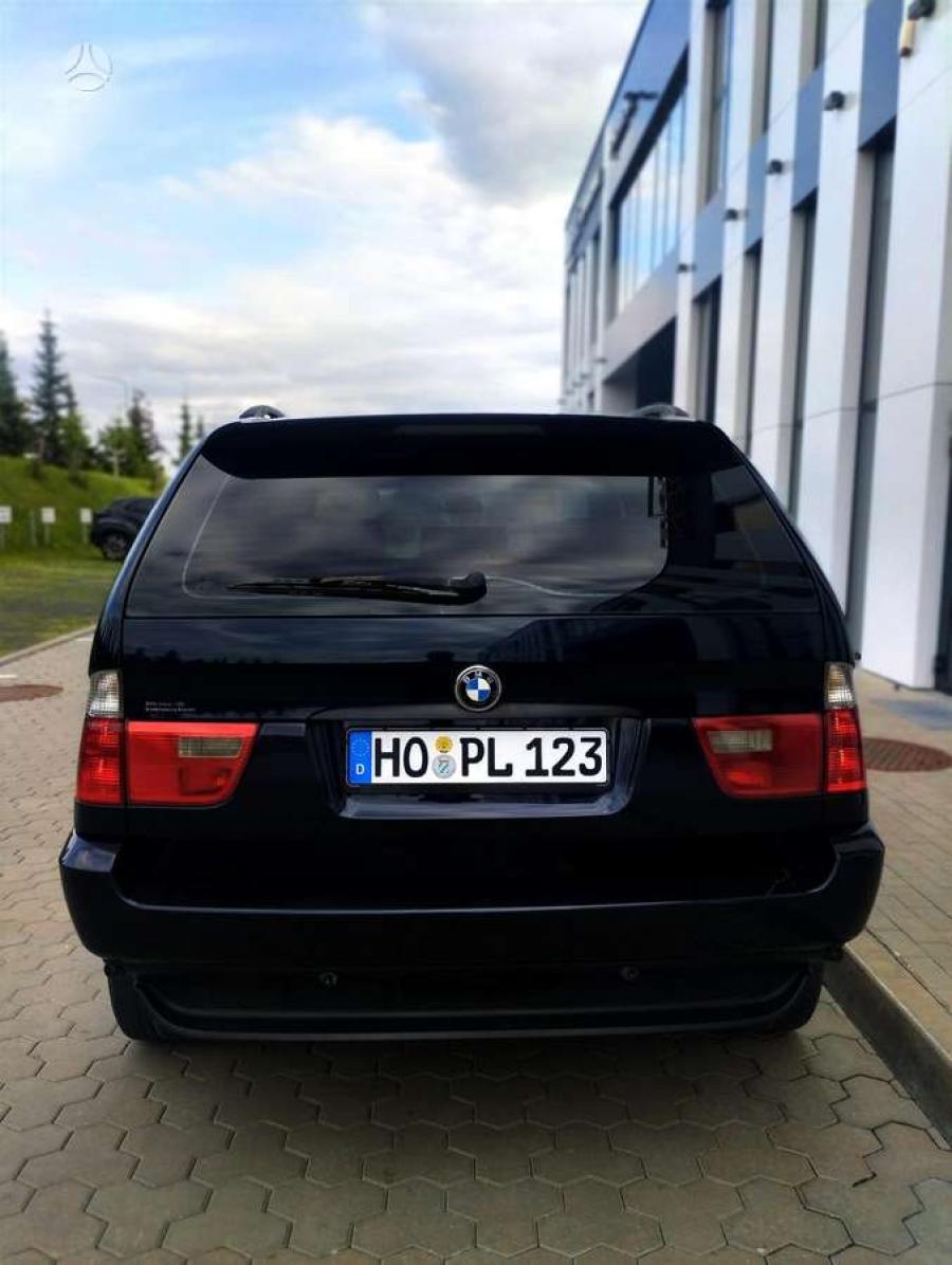 Blue BMW X5 2006 in Vilnius, with an engine capacity of 2.99 L and mileage of 343 thousand km for 5900 €, photo 9 on AUTOMOTO.COM.LV