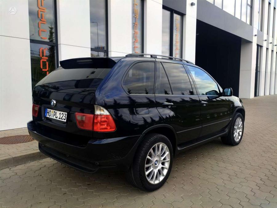 Blue BMW X5 2006 in Vilnius, with an engine capacity of 2.99 L and mileage of 343 thousand km for 5900 €, photo 11 on AUTOMOTO.COM.LV