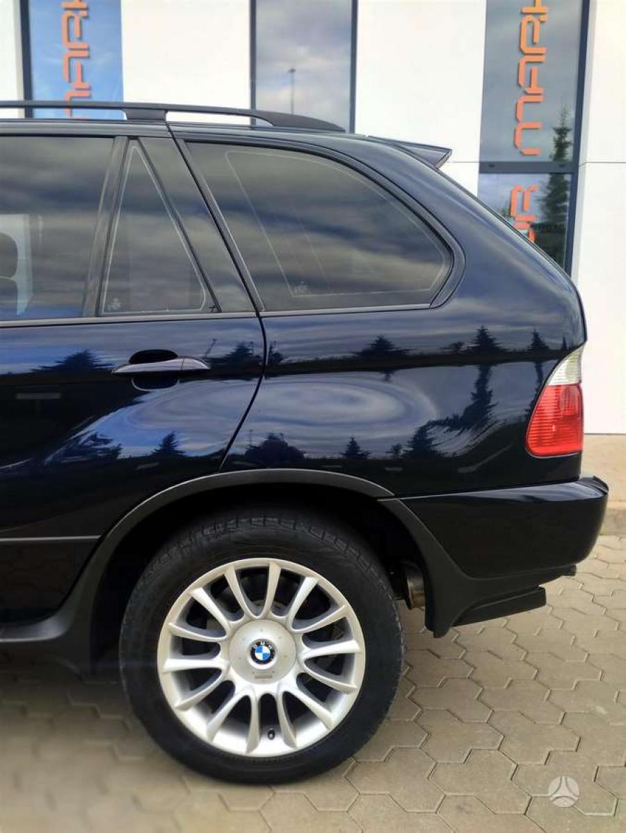 Blue BMW X5 2006 in Vilnius, with an engine capacity of 2.99 L and mileage of 343 thousand km for 5900 €, photo 20 on AUTOMOTO.COM.LV