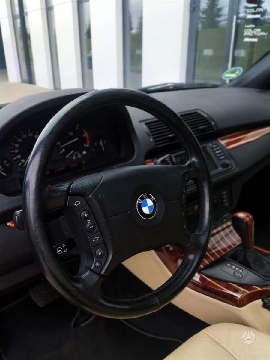 Blue BMW X5 2006 in Vilnius, with an engine capacity of 2.99 L and mileage of 343 thousand km for 5900 €, photo 22 on AUTOMOTO.COM.LV