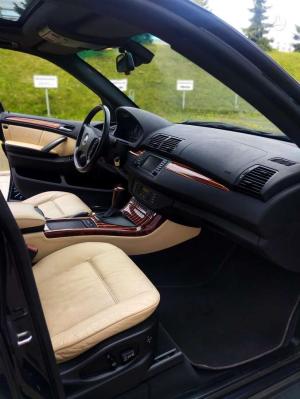 Blue BMW X5 2006 in Vilnius, with an engine capacity of 2.99 L and mileage of 343 thousand km for 5900 €, photo 27 on AUTOMOTO.COM.LV