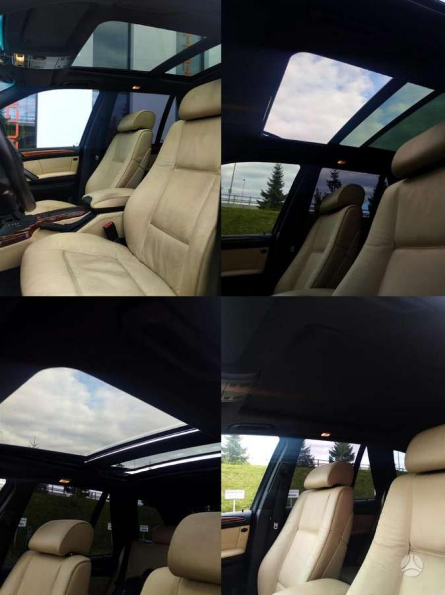 Blue BMW X5 2006 in Vilnius, with an engine capacity of 2.99 L and mileage of 343 thousand km for 5900 €, photo 33 on AUTOMOTO.COM.LV