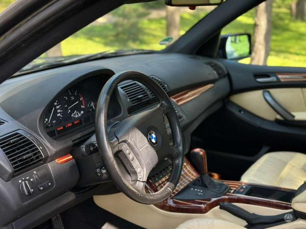Blue BMW X5 2006 in Vilnius, with an engine capacity of 2.99 L and mileage of 345 thousand km for 5900 €, photo 10 on AUTOMOTO.COM.LV