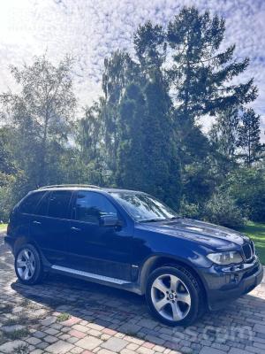 Zils BMW X5 2006 Rīga, ar dzinēja tilpumu 3.00 L un nobraukumu 343 tūkst. km par 5500 €, foto  vietnē AUTOMOTO.COM.LV