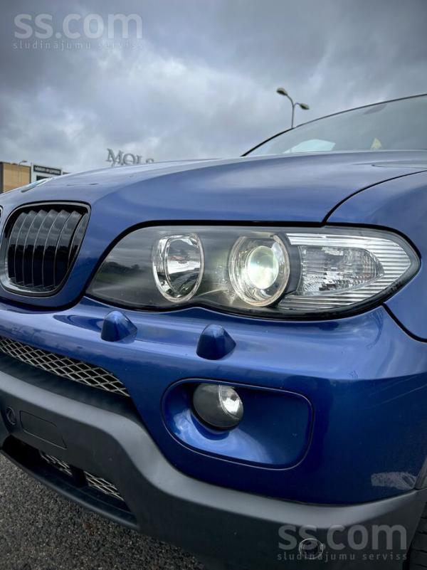 Blue BMW X5 2006 in Riga, with an engine capacity of 3.00 L and mileage of 324 thousand km for 6300 €, photo 6 on AUTOMOTO.COM.LV
