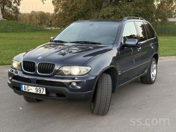 Синий БМВ Х5 2006 в Рига, объемом двигателя 3.00 л и пробегом 211 тыс. км за 4500 €, фото 3 на AUTOMOTO.COM.LV