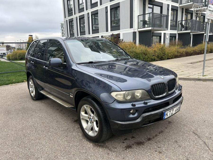 Blue BMW X5 2006 in Vilnius, with an engine capacity of 3.00 L and mileage of 390 thousand km for 3500 €, photo 1 on AUTOMOTO.COM.LV