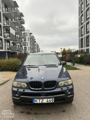 Blue BMW X5 2006 in Vilnius, with an engine capacity of 3.00 L and mileage of 390 thousand km for 3500 €, photo 3 on AUTOMOTO.COM.LV