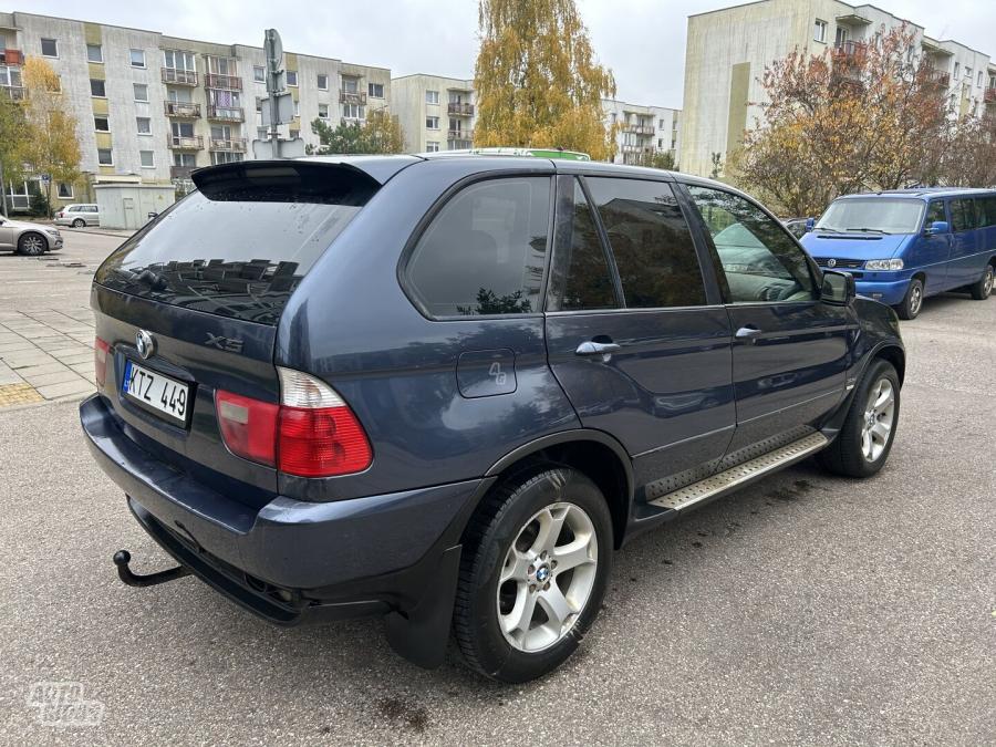 Blue BMW X5 2006 in Vilnius, with an engine capacity of 3.00 L and mileage of 390 thousand km for 3500 €, photo 6 on AUTOMOTO.COM.LV