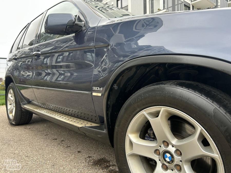 Blue BMW X5 2006 in Vilnius, with an engine capacity of 3.00 L and mileage of 390 thousand km for 3500 €, photo 14 on AUTOMOTO.COM.LV