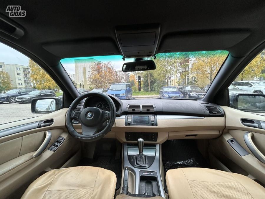 Blue BMW X5 2006 in Vilnius, with an engine capacity of 3.00 L and mileage of 390 thousand km for 3500 €, photo 17 on AUTOMOTO.COM.LV