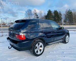 Blue BMW X5 2007 in Riga, with an engine capacity of 3.00 L and mileage of 0 thousand km for 7590 €, photo 3 on AUTOMOTO.COM.LV