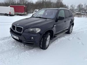 Blue BMW X5 2007 in Vilnius, with an engine capacity of 3.00 L and mileage of 377 thousand km for 10800 €, photo 7 on AUTOMOTO.COM.LV