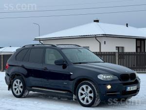 Blue BMW X5 2007 in Riga, with an engine capacity of 3.00 L and mileage of 350 thousand km for 6990 €, photo 20 on AUTOMOTO.COM.LV