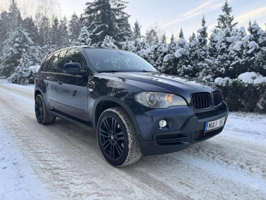 Blue BMW X5 2007 in Vilnius, with an engine capacity of 2.99 L and mileage of 340 thousand km for 8000 €, photo 3 on AUTOMOTO.COM.LV