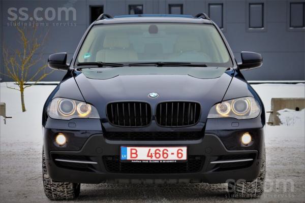 Zils BMW X5 2007 Rīga, ar dzinēja tilpumu 3.00 L un nobraukumu 280 tūkst. km par 9700 €, foto 1 vietnē AUTOMOTO.COM.LV