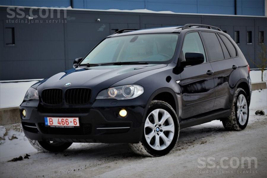 Blue BMW X5 2007 in Riga, with an engine capacity of 3.00 L and mileage of 280 thousand km for 9700 €, photo 2 on AUTOMOTO.COM.LV