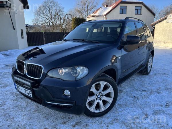 Blue BMW X5 2007 in Riga, with an engine capacity of 3.00 L and mileage of 0 thousand km for 7990 €, photo 1 on AUTOMOTO.COM.LV