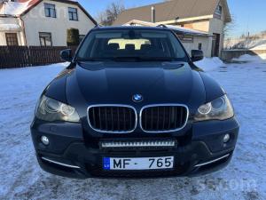 Blue BMW X5 2007 in Riga, with an engine capacity of 3.00 L and mileage of 0 thousand km for 7990 €, photo 3 on AUTOMOTO.COM.LV