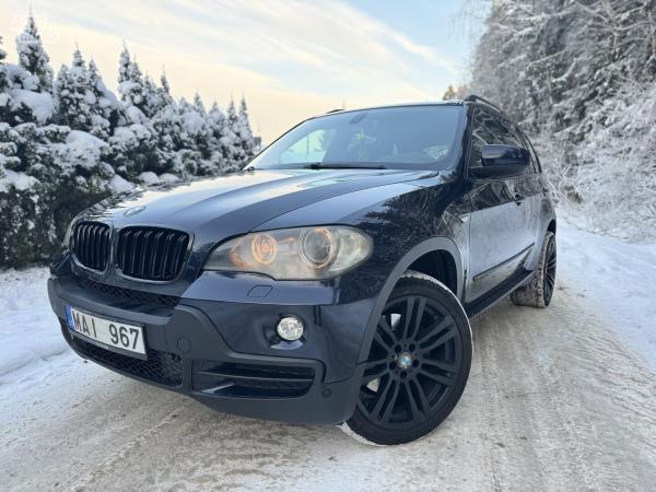 Blue BMW X5 2007 in Vilnius, with an engine capacity of 3.00 L and mileage of 340 thousand km for 7900 €, photo 1 on AUTOMOTO.COM.LV