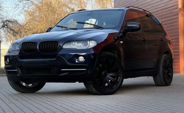 Blue BMW X5 2007 in Kaunas, with an engine capacity of 3.00 L and mileage of 286 thousand km for 6250 €, photo 7 on AUTOMOTO.COM.LV