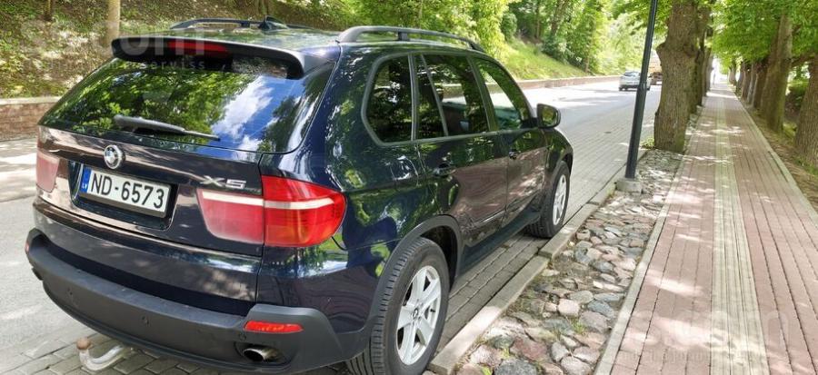 Zils BMW X5 2007 Bauska, ar dzinēja tilpumu 3.00 L un nobraukumu 291 tūkst. km par 7000 €, foto 16 vietnē AUTOMOTO.COM.LV
