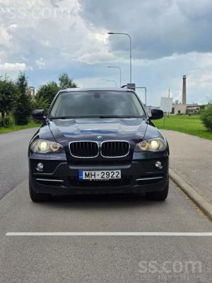Blue BMW X5 2007 in Riga, with an engine capacity of 3.00 L and mileage of 332 thousand km for 5550 €, photo  on AUTOMOTO.COM.LV