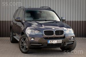 Blue BMW X5 2007 in Talsi, with an engine capacity of 3.00 L and mileage of 0 thousand km for 6490 €, photo  on AUTOMOTO.COM.LV