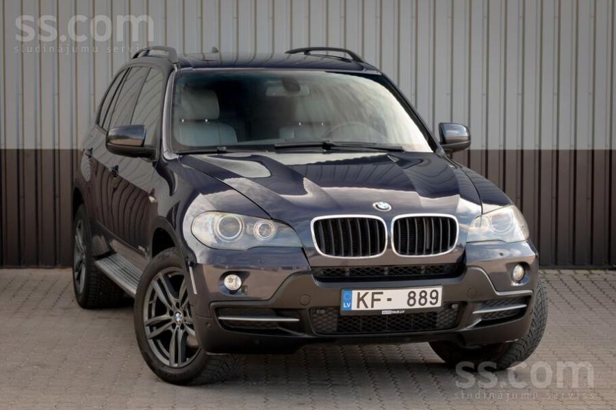 Blue BMW X5 2007 in Talsi, with an engine capacity of 3.00 L and mileage of 0 thousand km for 6490 €, photo 1 on AUTOMOTO.COM.LV