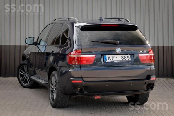 Blue BMW X5 2007 in Talsi, with an engine capacity of 3.00 L and mileage of 0 thousand km for 6490 €, photo 5 on AUTOMOTO.COM.LV