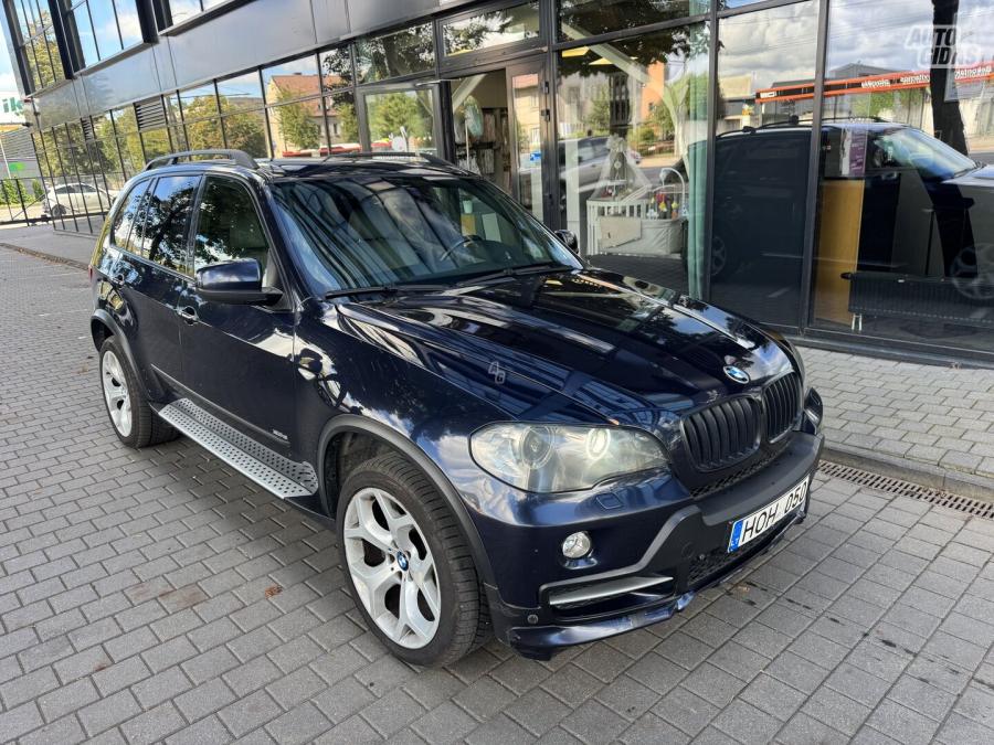 Blue BMW X5 2007 in Kaunas, with an engine capacity of 3.00 L and mileage of 520 thousand km for 5500 €, photo 4 on AUTOMOTO.COM.LV